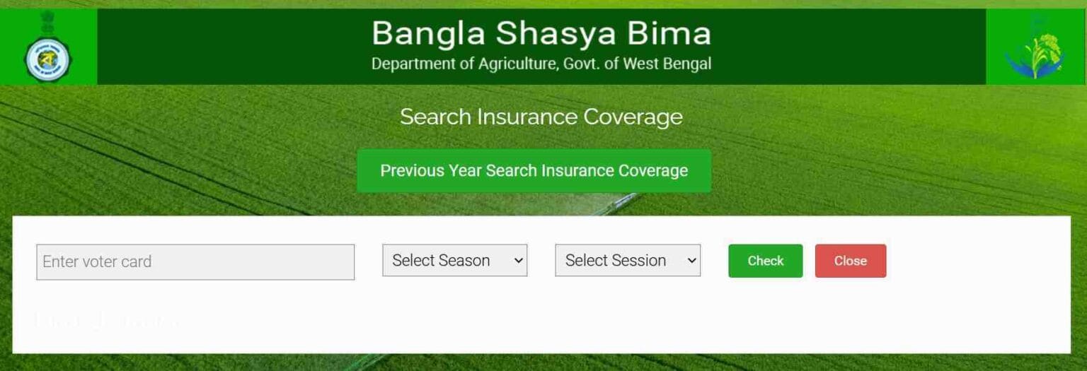 Bangla Shasya Bima Status: Check Your Application Online