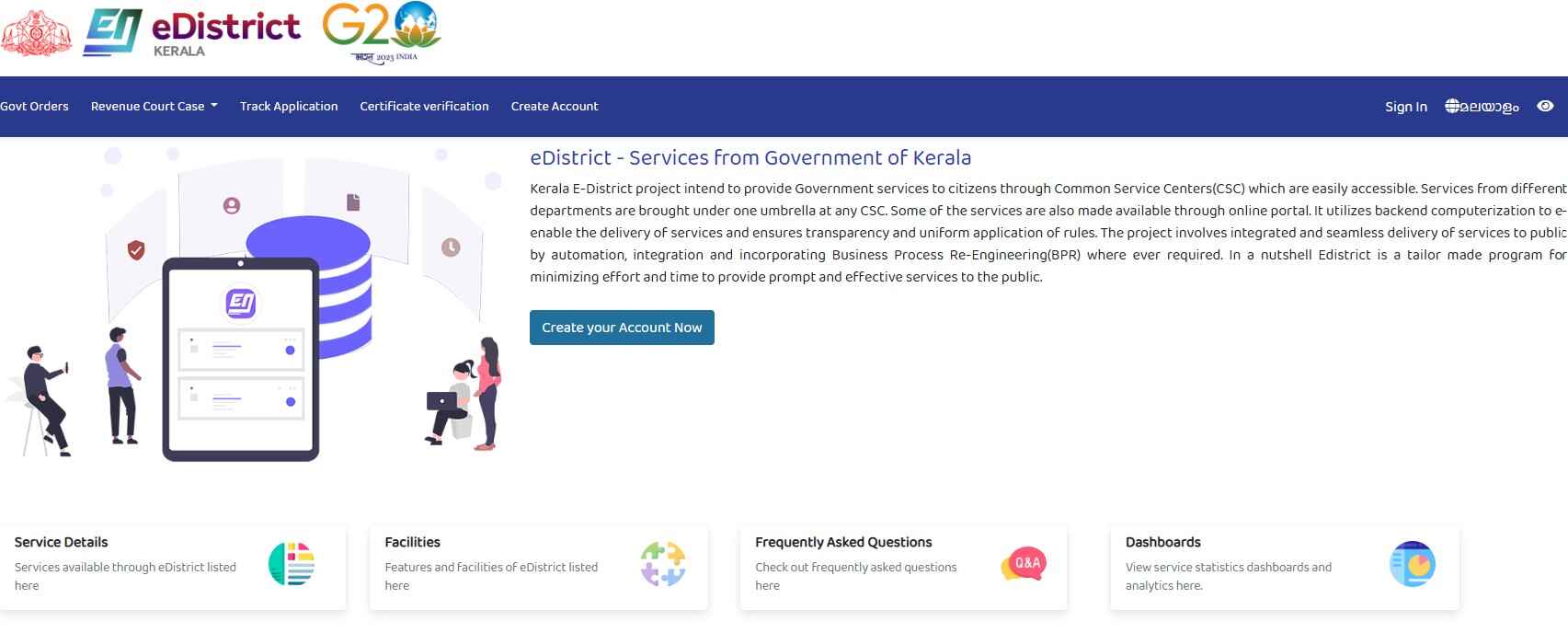 Track e District Application Status Kerala Easily Online